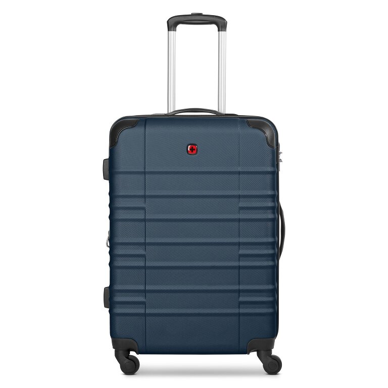 Wenger Amplar Evo 4 wheels Trolley M 65 cm Expandable navy blue | Bags ...